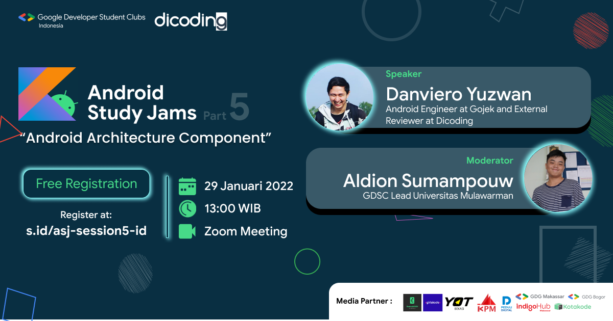 Android Study Jam: “Android Architecture Component” - Dicoding Indonesia
