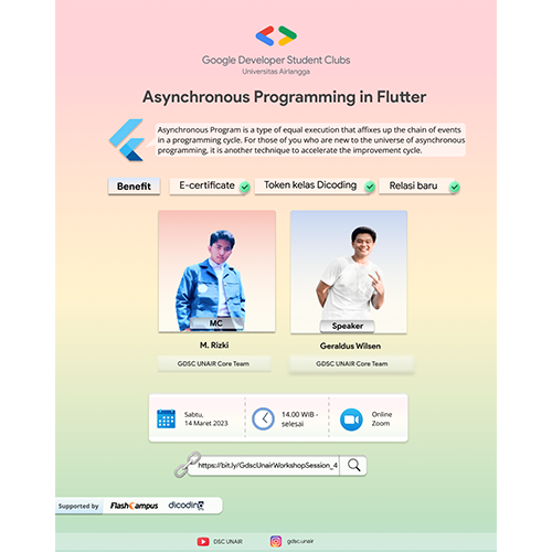 Data Science & Flutter Workshop : Asyncronous Programming in Flutter - Dicoding Indonesia
