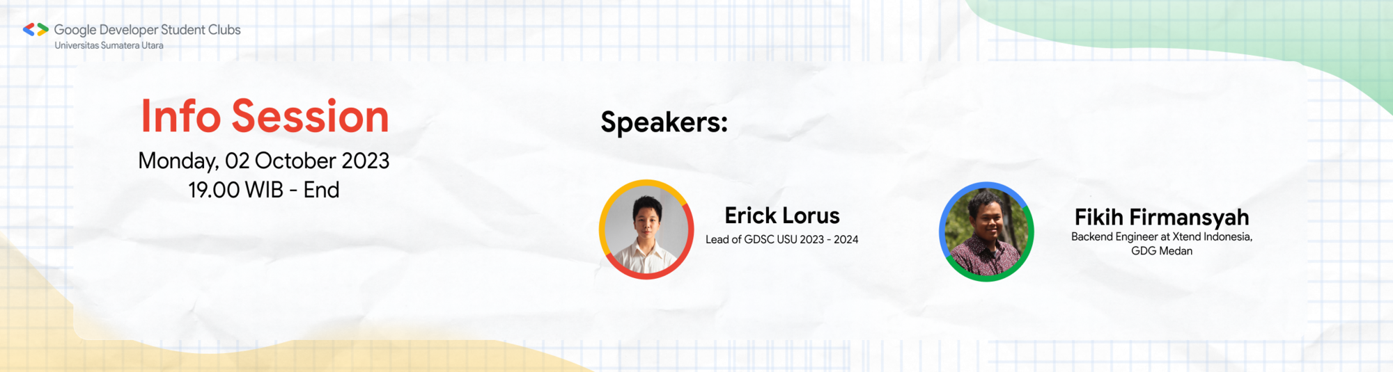 Info Session GDSC USU 2023 - Dicoding Indonesia