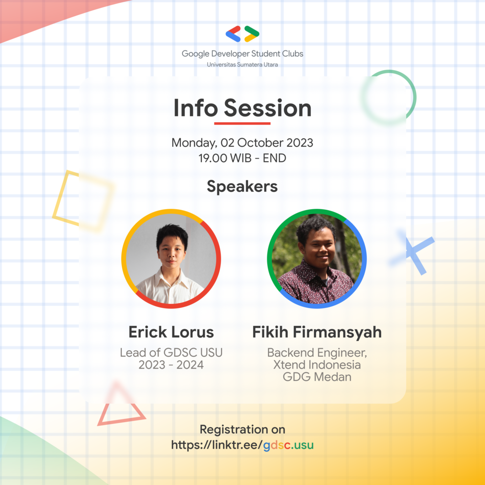 Info Session GDSC USU 2023 - Dicoding Indonesia