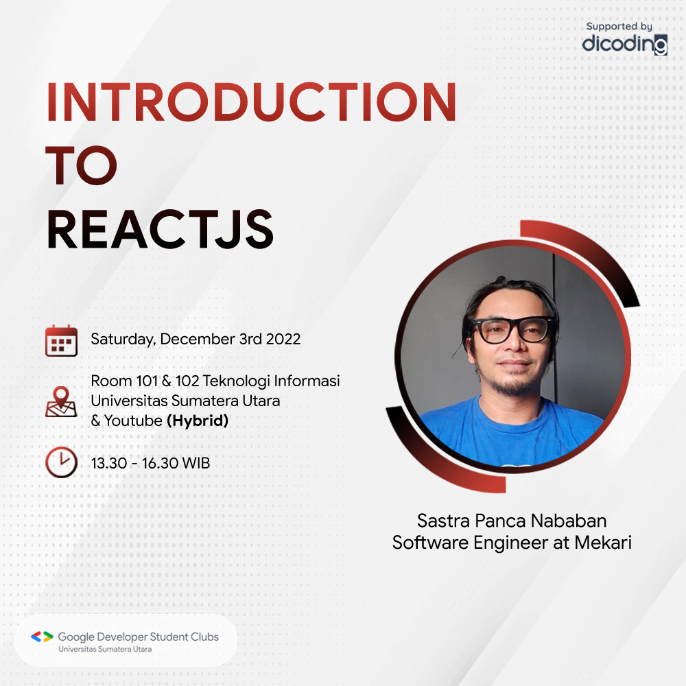 Introduction to ReactJS - Dicoding Indonesia
