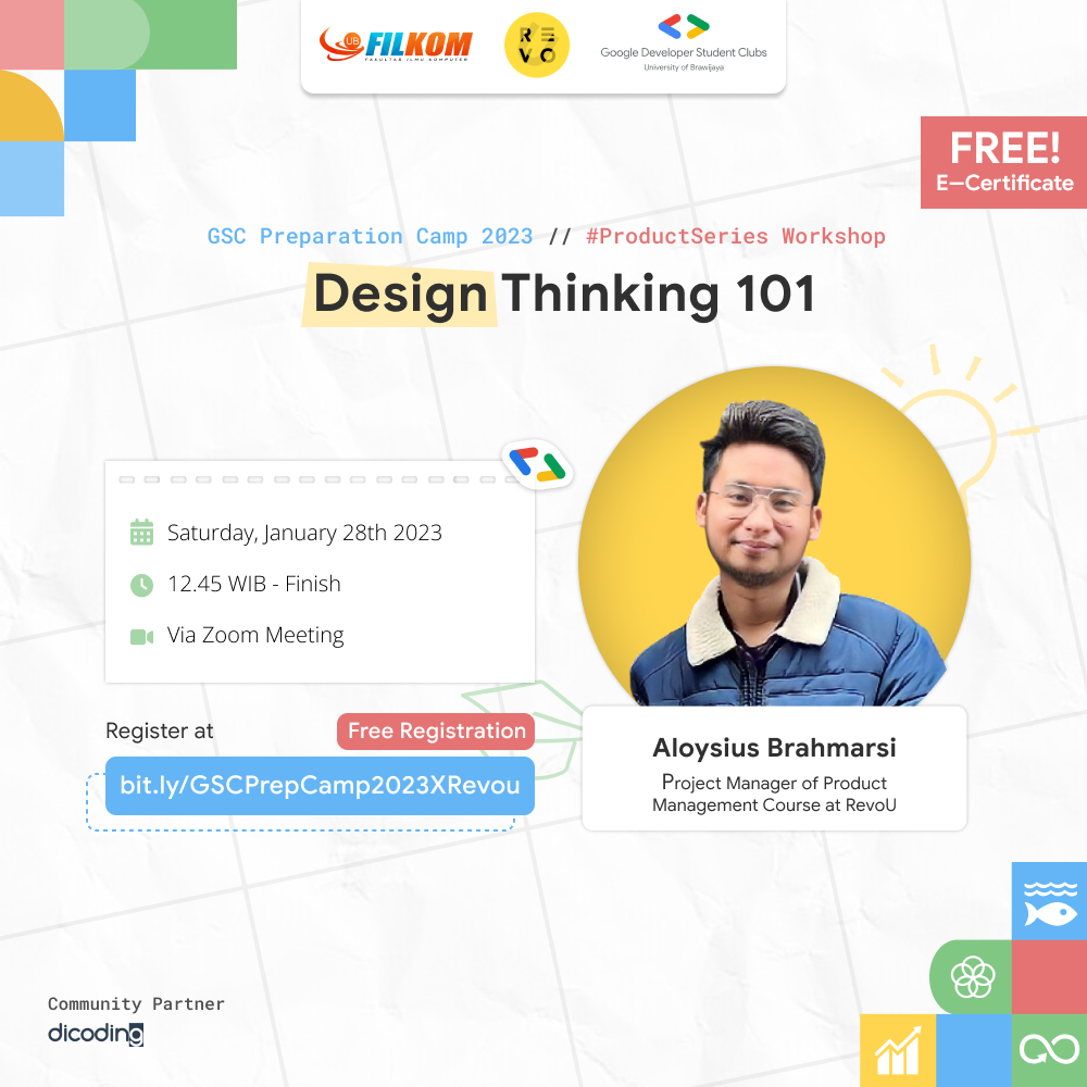 #ProductSeries Workshop: Design Thinking 101 - Dicoding Indonesia
