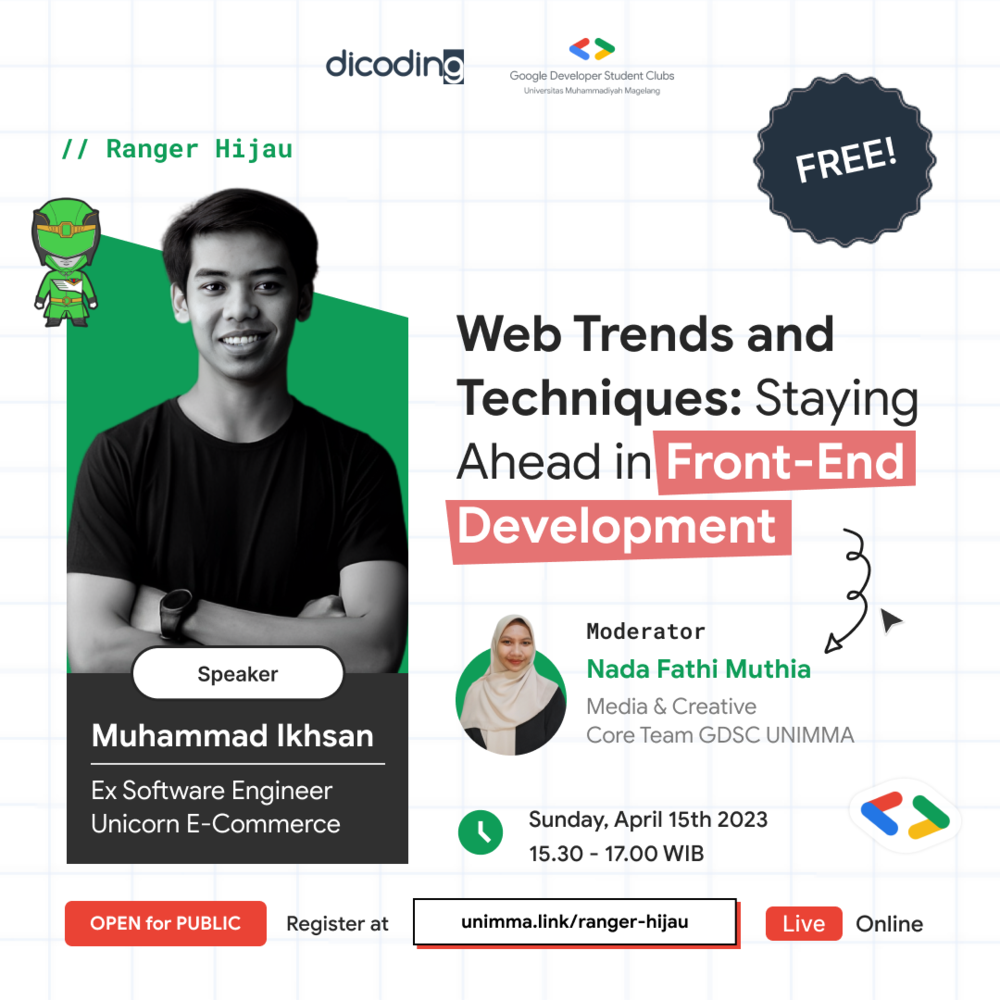Web Trends and Techniques: Staying Ahead in Front-End Development - Dicoding Indonesia